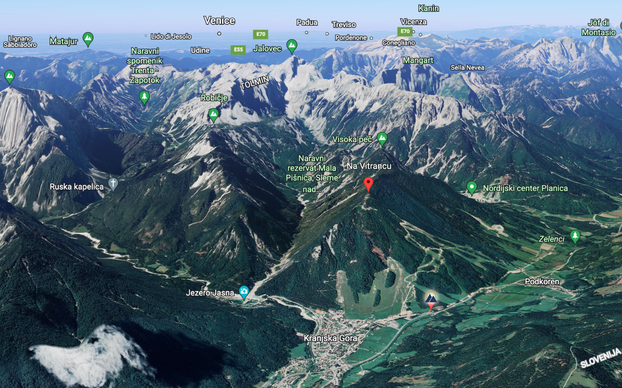 Vitranc (1.636 m) - Reset Apartments Kranjska Gora